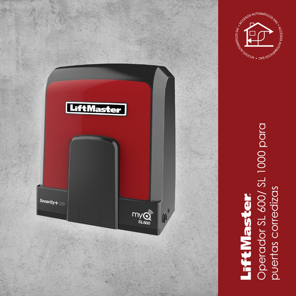 SL600 / SL1000 OPERADOR RESIDENCIAL - LiftMaster | Accesos Automáticos